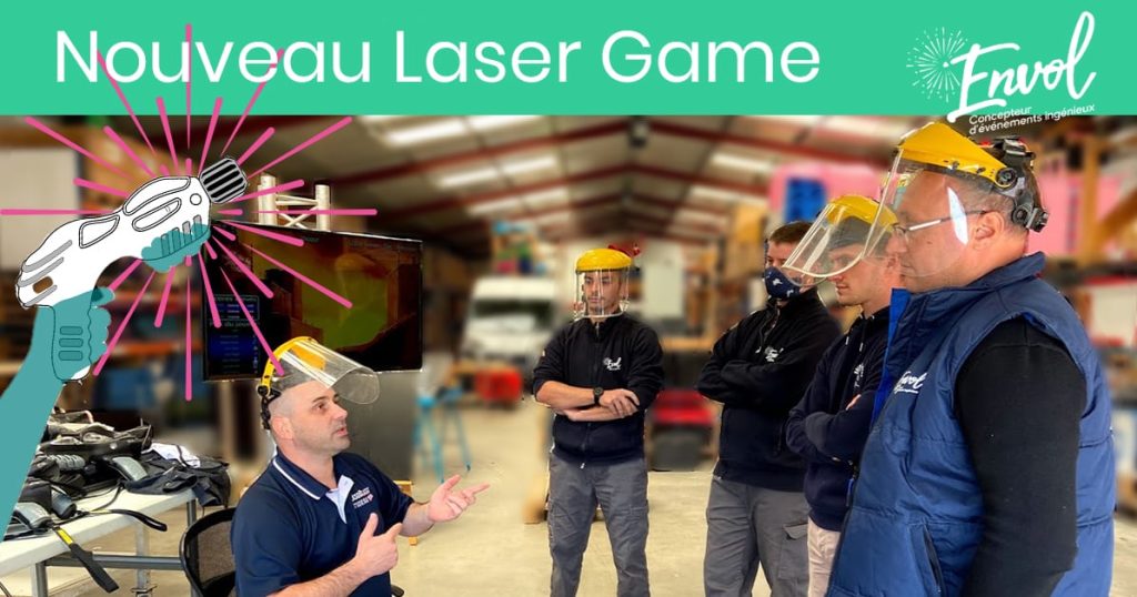 Notre laser game mobile gonflable évolue ! | ENVOL